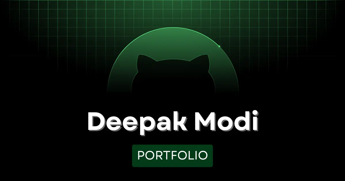 Deepak Modi - Portfolio Website